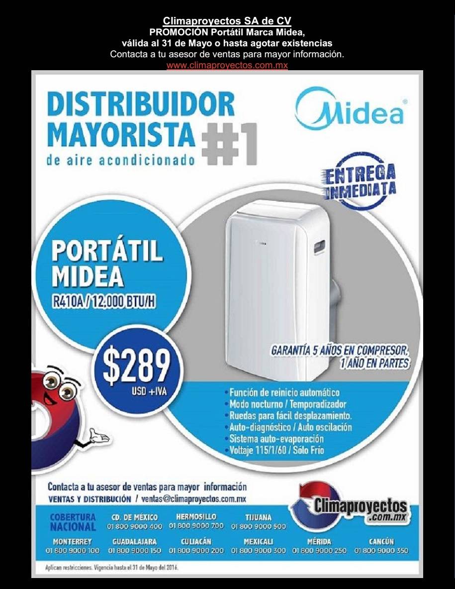 PORTATIL | Climaproyectos S.A. de C.V.