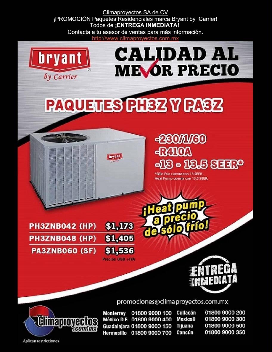 PROMO BRYANT | Climaproyectos S.A. de C.V.